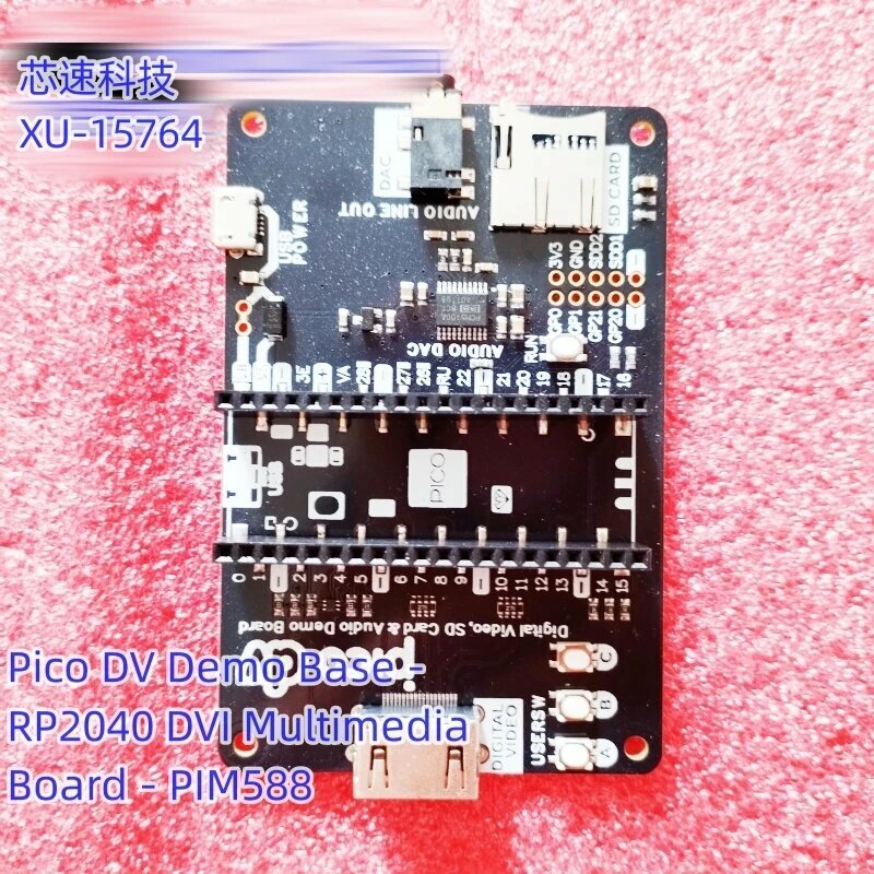 Pimoroni Pico DV Demo Base - RP2040 DVI Multimedia