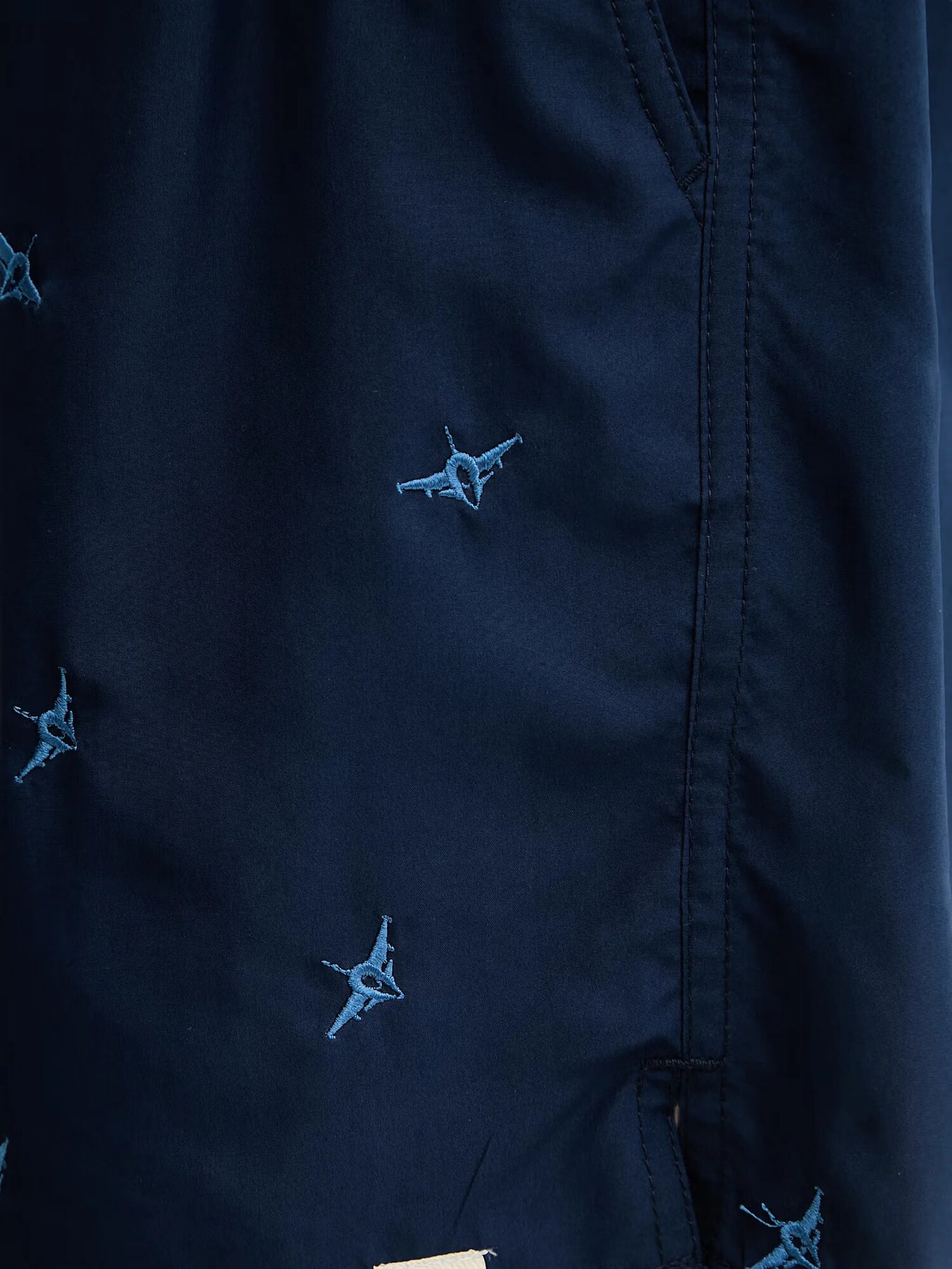 Шорты для плавания Aeronautica Militare Embroidered drawstring swim shorts, размер 54 — фото 1