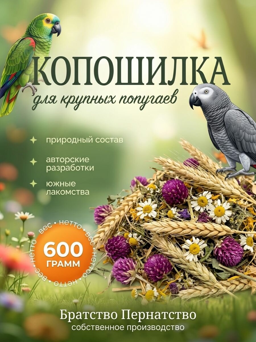 Копошилка для крупных попугаев/Лакомство
