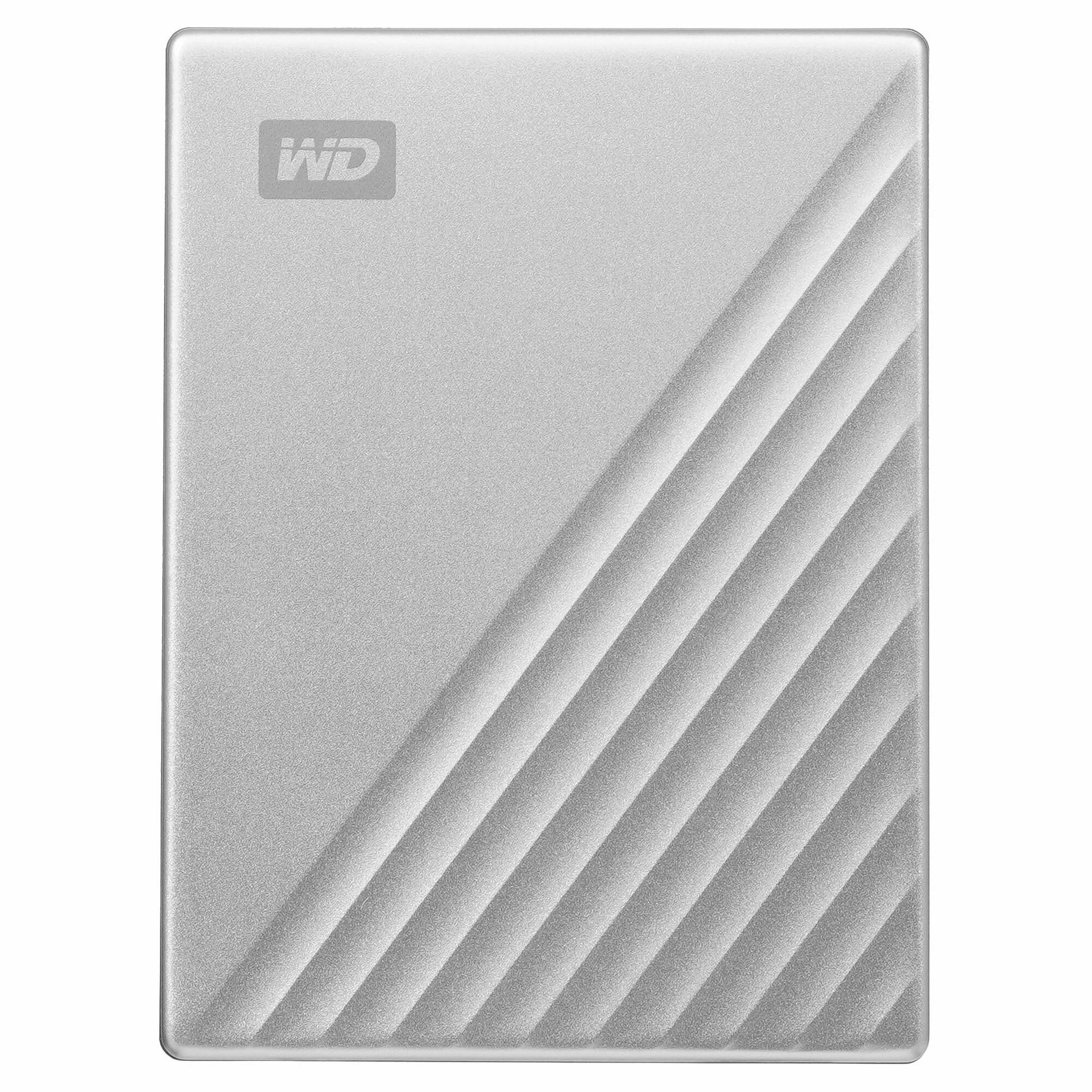 Western Digital 4 ТБ Внешний жесткий диск WD My Passport Ultra (c1acdde6-df79-48b7-8d24-9efa4942c214), Металл, серебристый