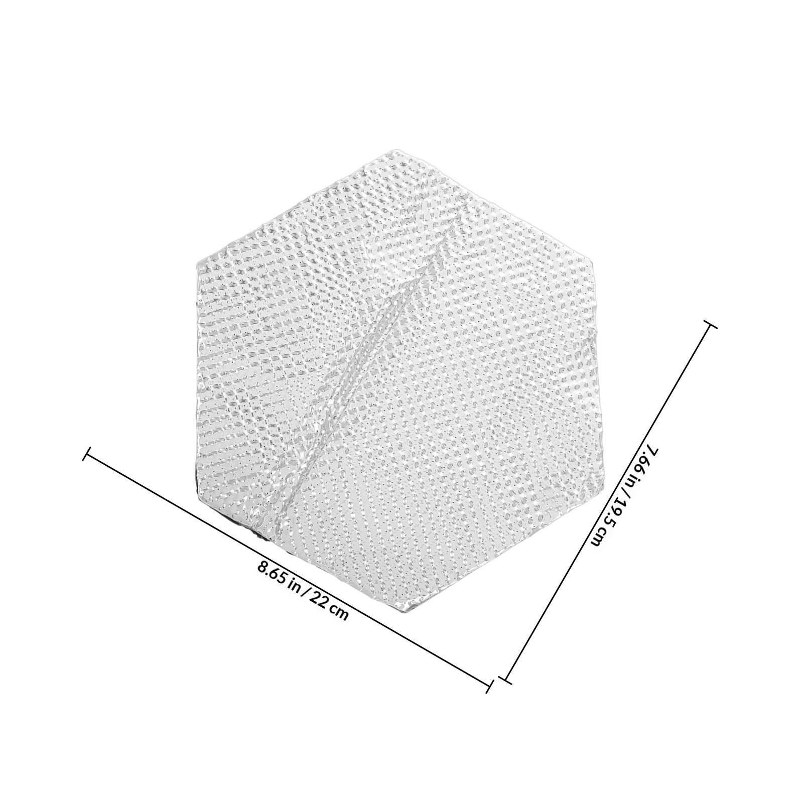 Звукоизоляционный Материал Для Авто Серебристый Размер 22.00X19.50X1.00Cm