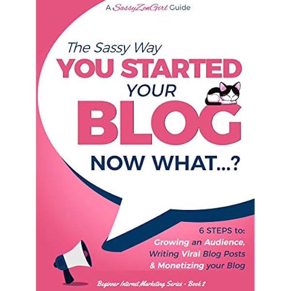 You Started a Blog - Now What: 6 Steps to Growing an Audience, Writing Viral Blog Posts & Monetizing your Blog (Beginner Internet Marketing Series Book 2)，Reprinted paperback book