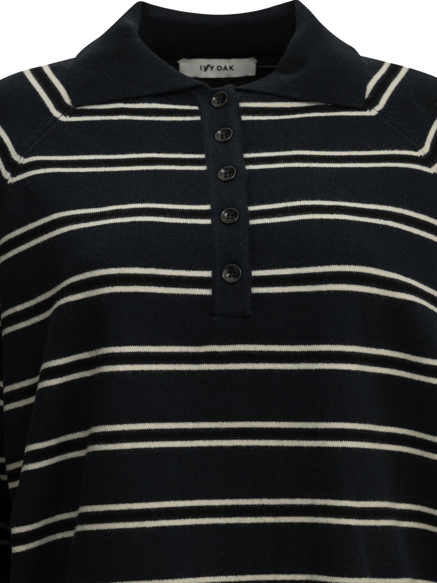 Свитер IVY OAK Striped wool sweater, размер 40, , black — фото 1