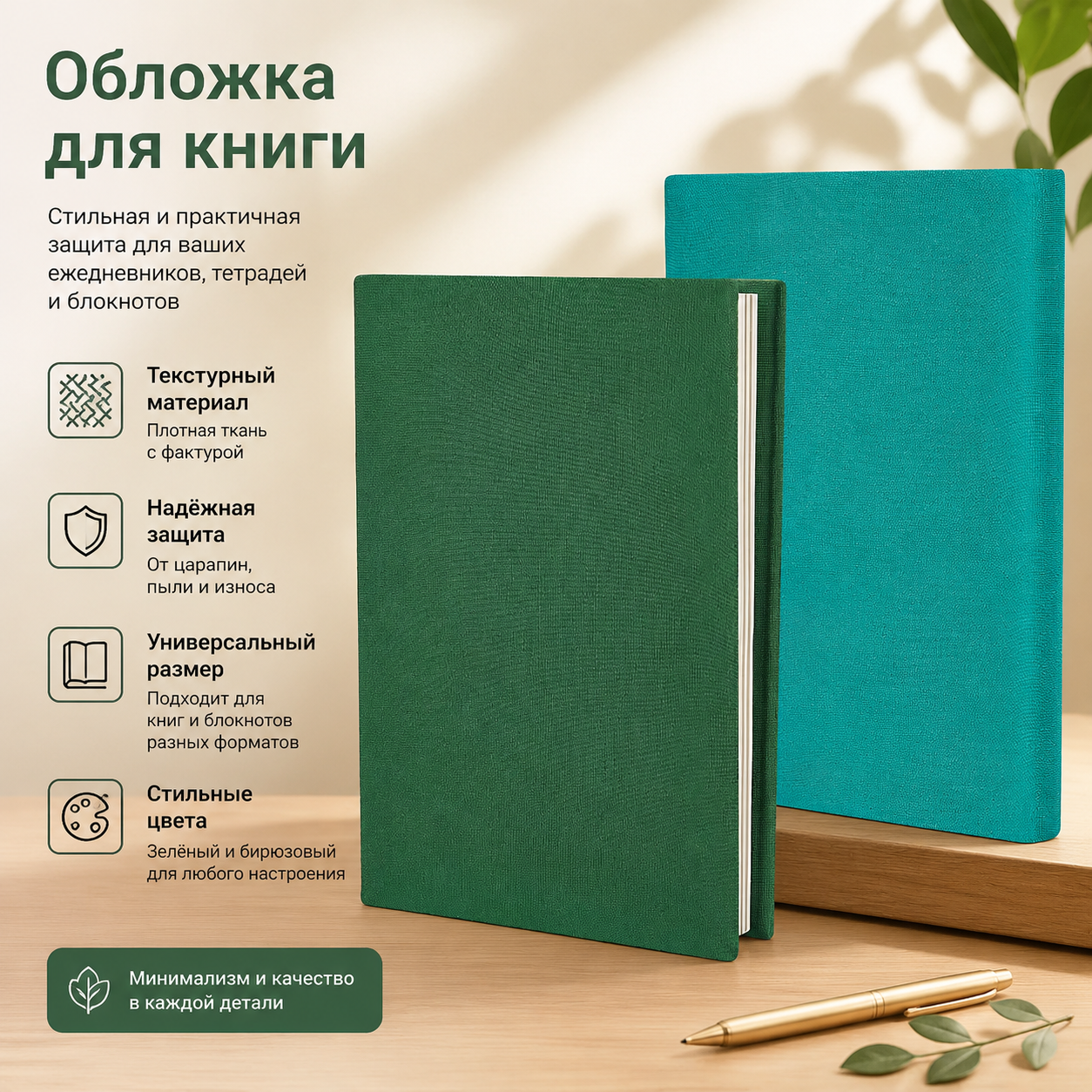 1 комплект обложек для книг из эластичной ткани, эластичные прямоугольные обложки для блокнотов, разноцветные, 180x322x1 мм