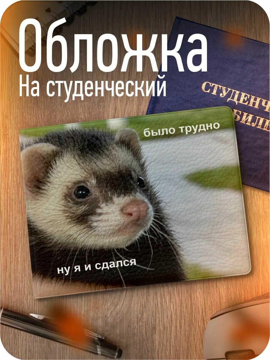 Обложка для студенческого билета 1-я Наклейка