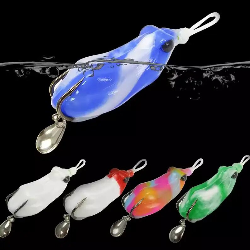 Rapala Бионический приманка 10г с блеском случайный цвет 3 шт для ловли окуня в пресной воде на густом траве
