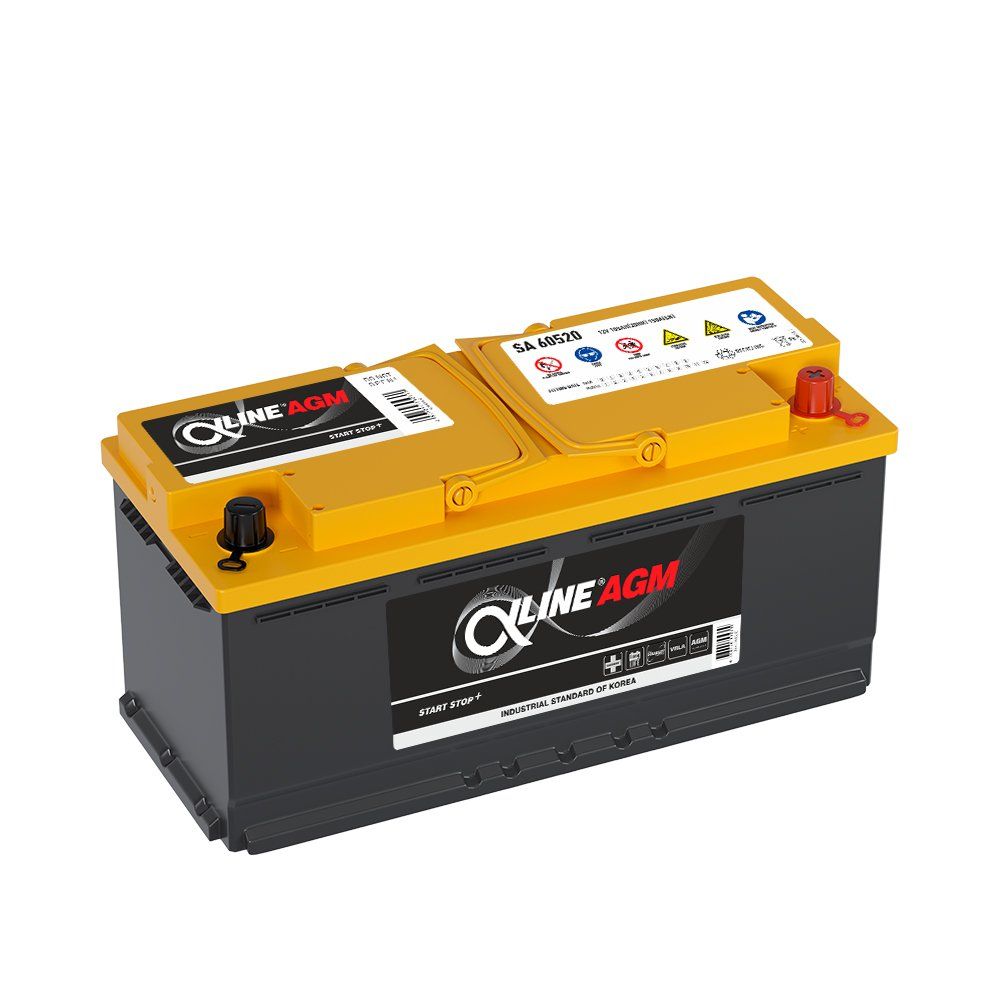 Аккумулятор ALPHALINE AGM 105R (105Ач 950А 393х175х190) обр. полярность
