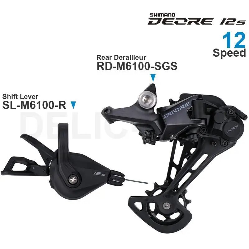 Переключатель передач SHIMANO DEORE M6100 SLX 12 скоростей Groupset SL(no win)