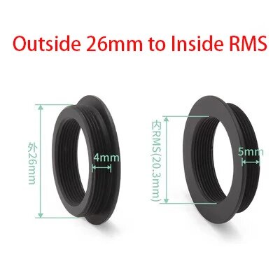 Адаптер кольца для объективов Imsky Nikon Zeiss M26 to RMS