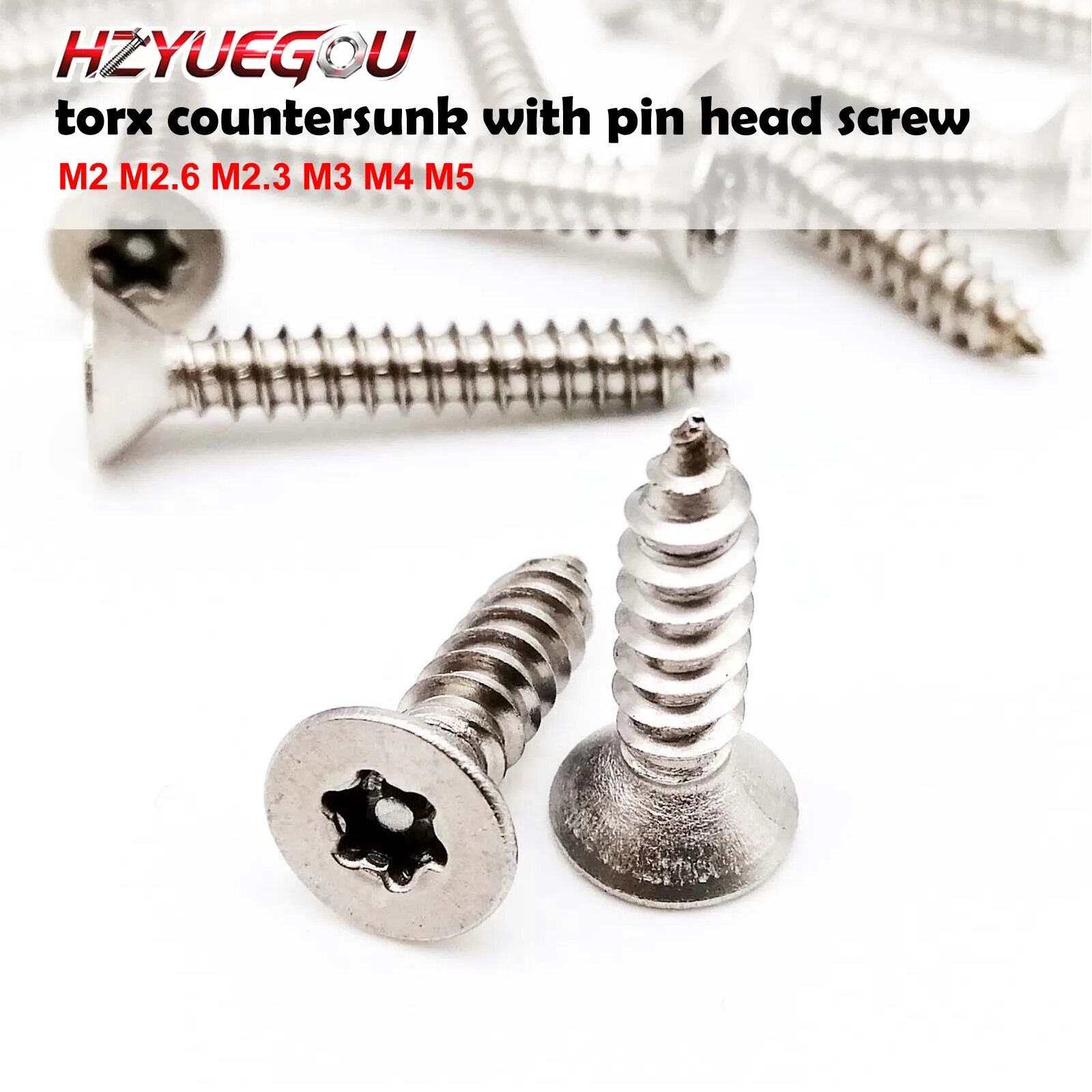 Штифтовые винты из нержавеющей стали M2-M5, длина 16mm