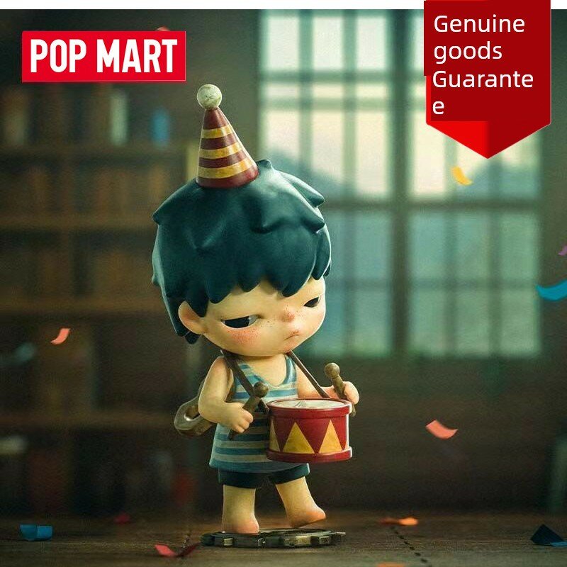 Фигурка Pop Mart Hirono Silly Thing Mute Series Fool Разобранная Открытая Коллекционная Игрушка