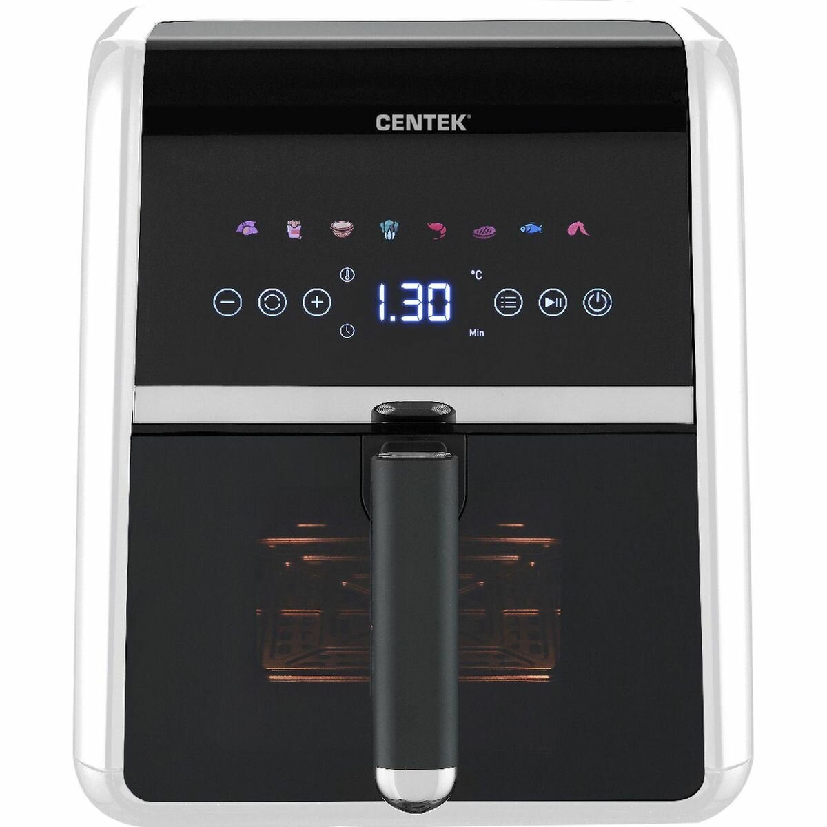 Аэрогриль Centek CT-3188 (null_светл бежевый) 5л,1500Вт,8 программ, обдув 360 (null_2432542), 2 шт.