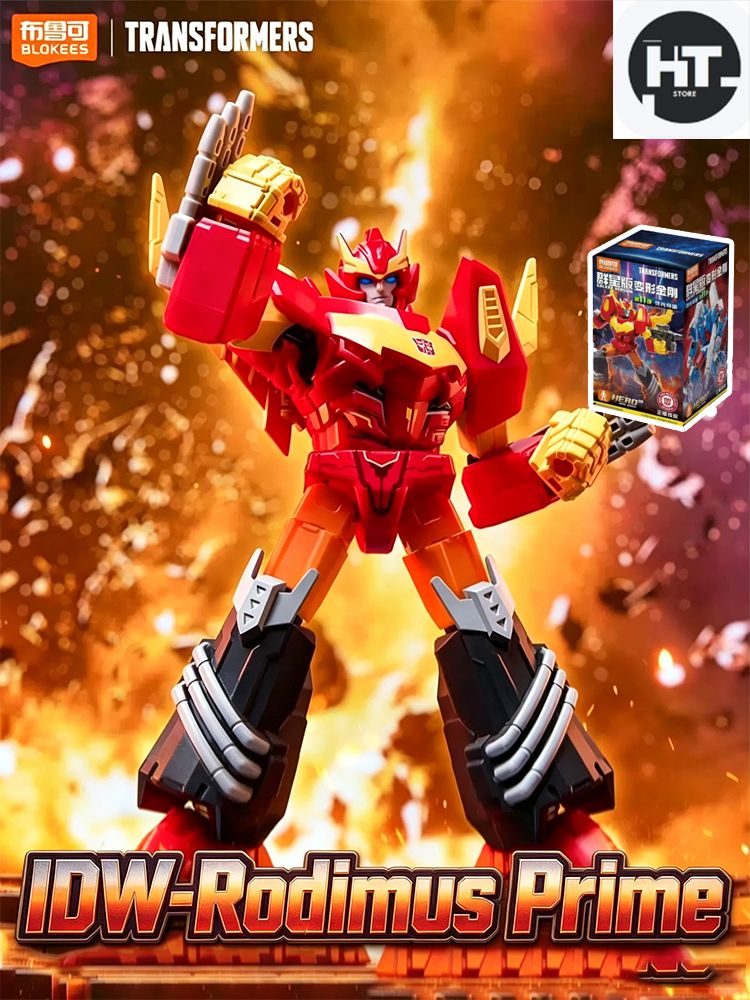 Blokees Transformers Rodimus Prime 10 cm, собираемая определенная фигурка, серия 11