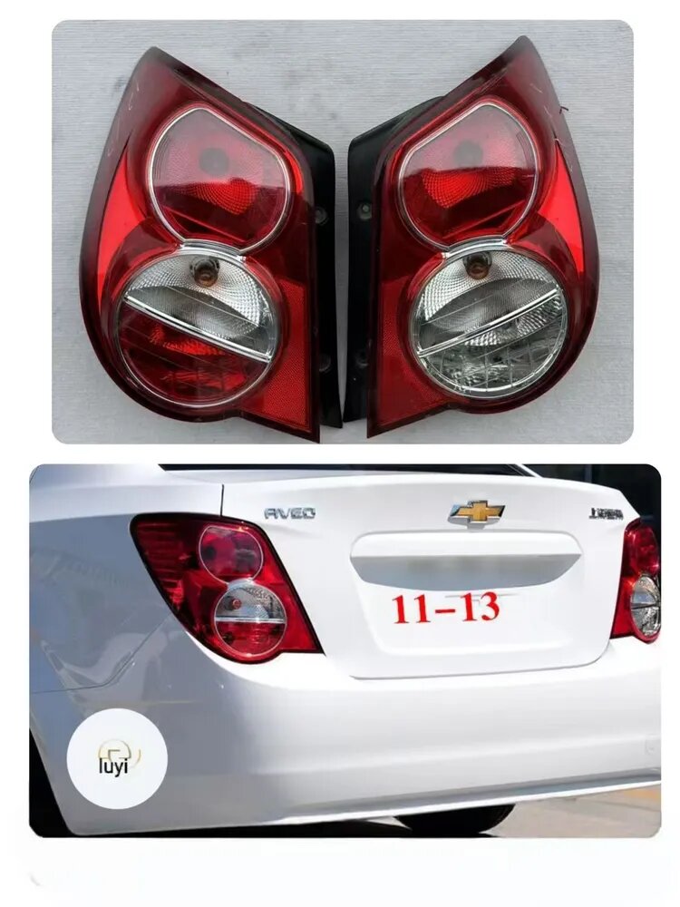 Фара задняя автомобильная Chevrolet Aveo 300 (2011-2013), комплект 2 шт, APZ00009863
