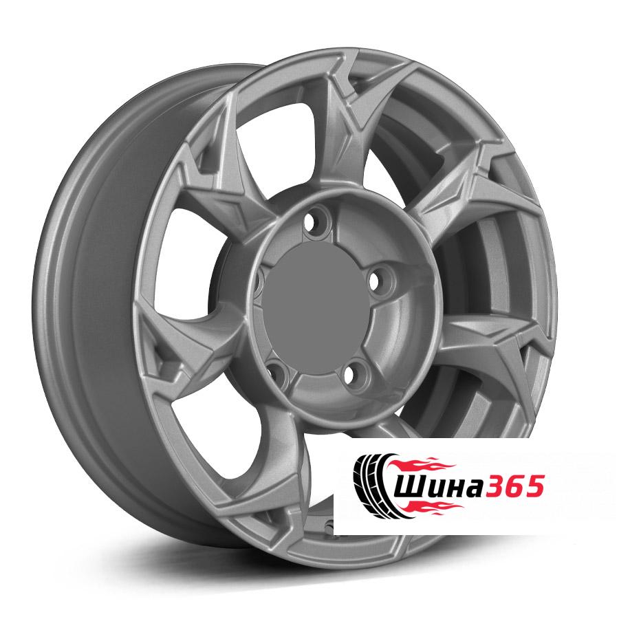 Литой колесный диск KHOMEN WHEELS 1505 R15 / 5.5J PCD 5x139.7 ЕТ 5 ЦО 98.5 Grey_FP