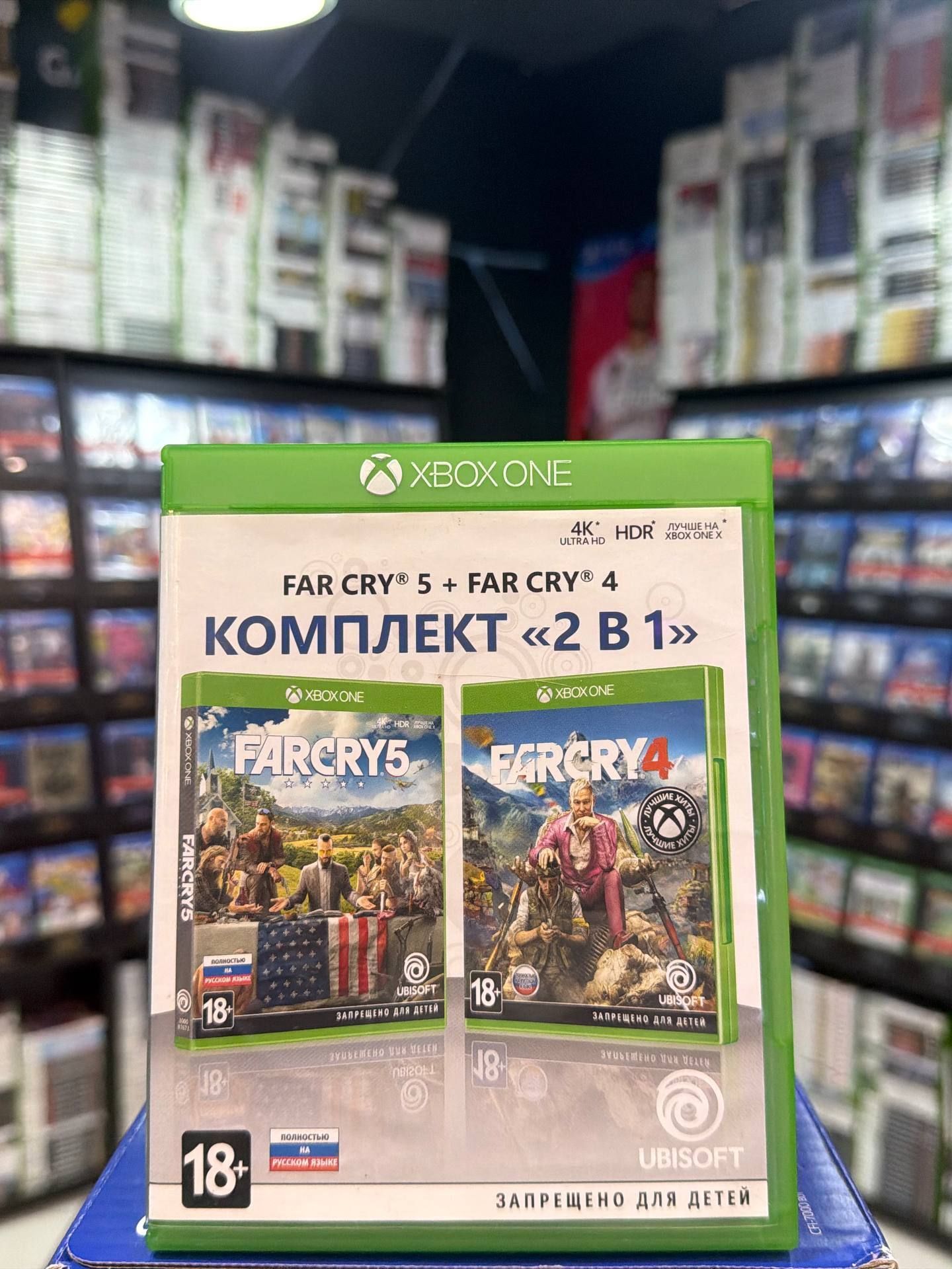 Игра Far Cry 5 + Far Cry 4 (Xbox One/Series) (Русская версия) (Box)