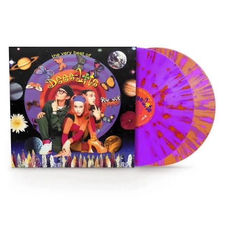 Виниловая пластинка Deee-Lite - The Very Best Of Deee-Lite (2LP, 2025, Elektra) purple + orange splatter