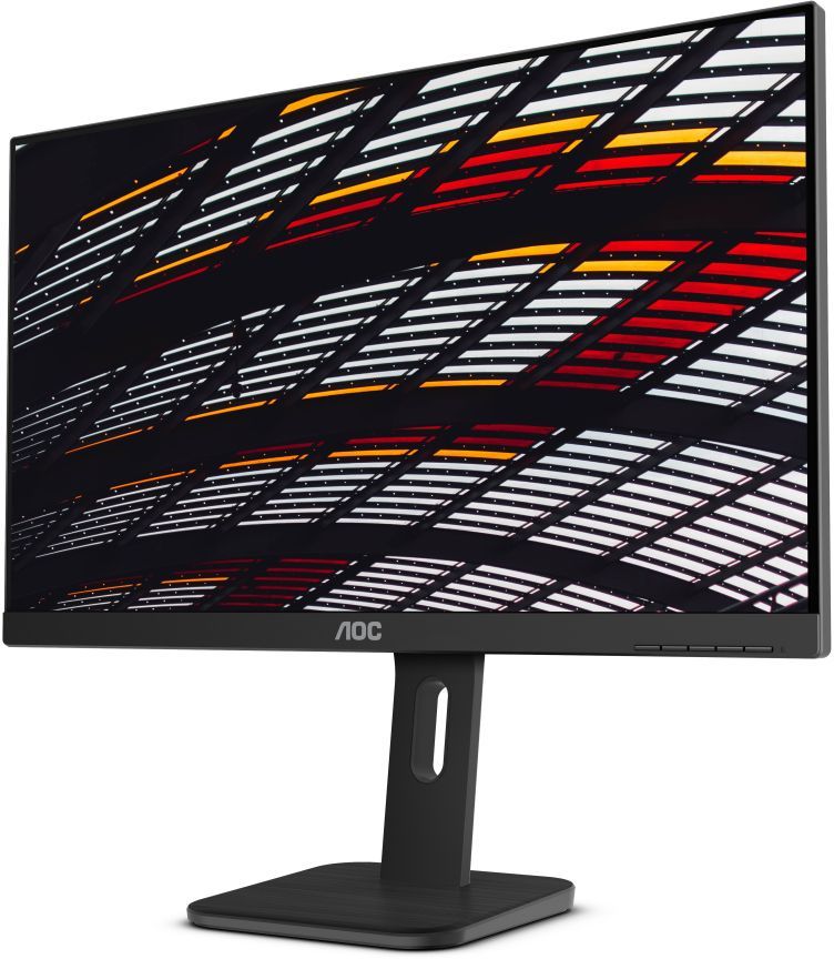 AOC 23.8" Монитор ( 24P1), IPS, 1920x1080 Full HD, 76 Гц, черный