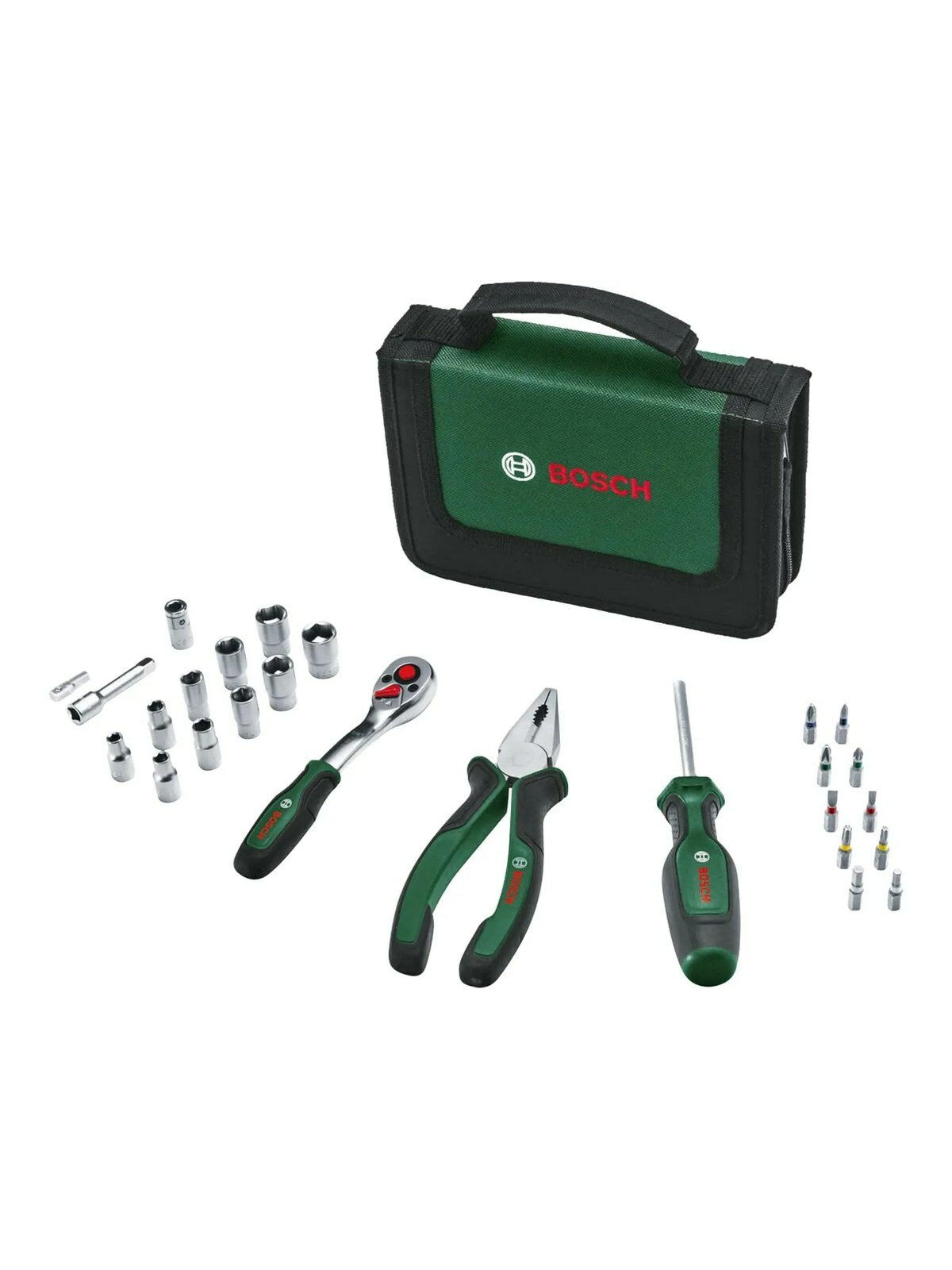 Bosch Набор ручных инструментов, 26 шт, 1600A02BY2