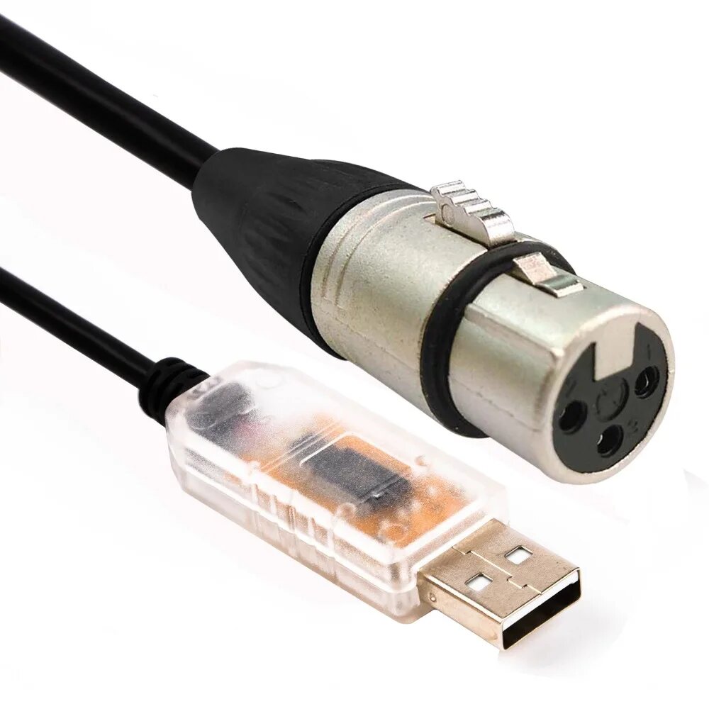 USB RS485-USB-DMX кабель, 100cm