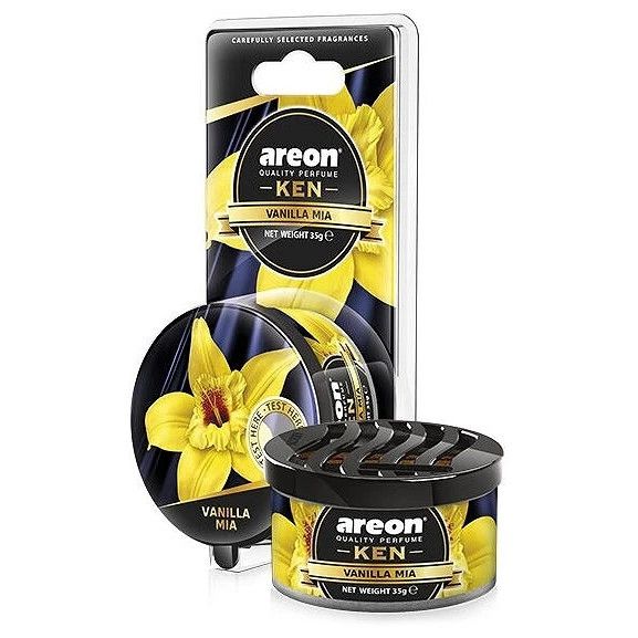 Ароматизатор на панель Areon Gel Ken Blister Vanilla Mia/Ваниль Миа