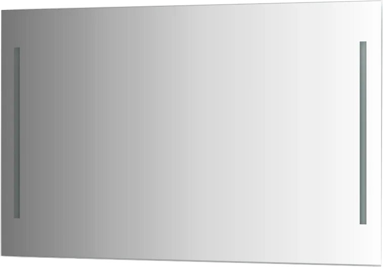 Зеркало Evoform Ledline BY 2120 120x75 со светодиодной подсветкой, 120 см, зеркало настенное в ванную