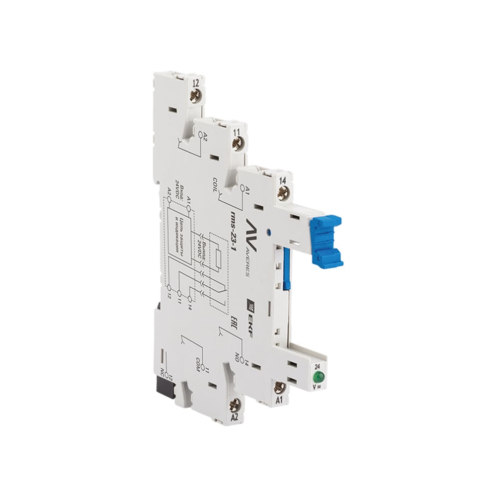 Промежуточное реле EKF, РM slim 23/1 AVERES rms-23-1