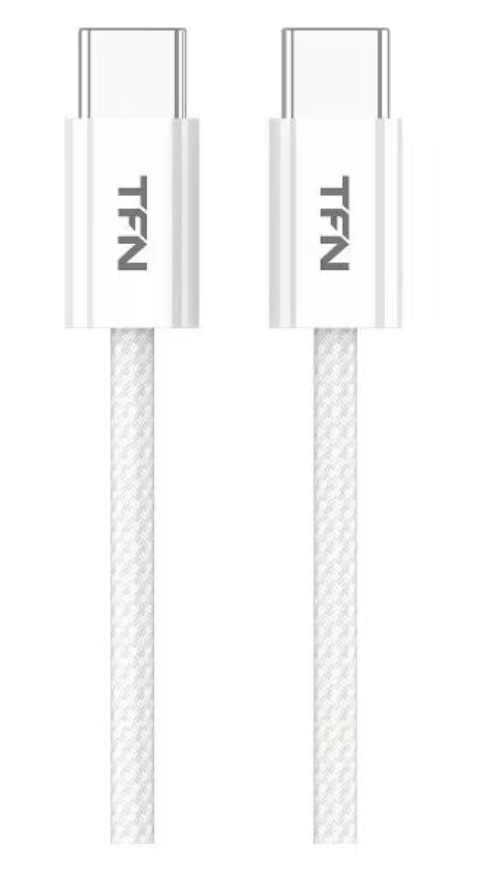 Кабель Type C - Type C TFN 1.2m белый, TFN TFN-C-IP-CC12M-WH