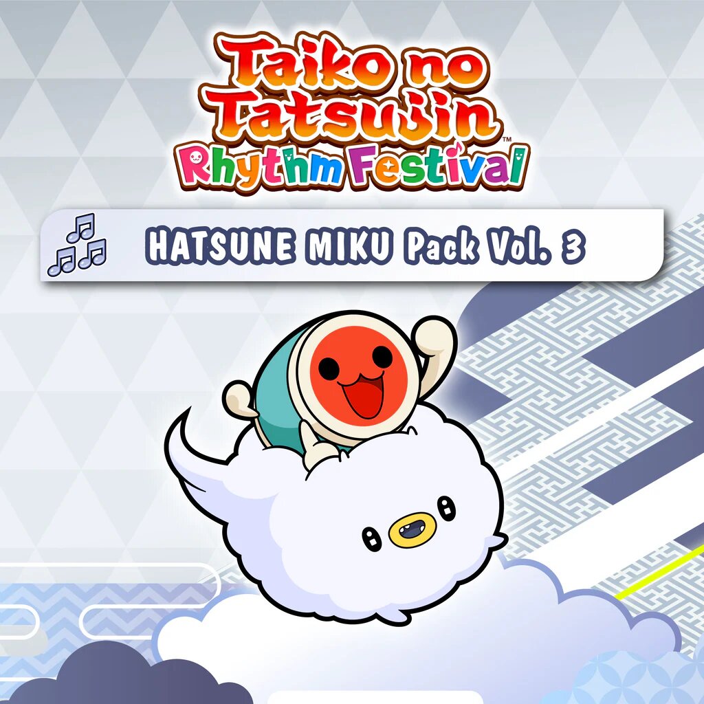 Дополнение Taiko no Tatsujin: Rhythm Festival - HATSUNE MIKU Pack Vol. 3, цифровое издание PlayStation 5, регион Индонезия / код пополнения баланса