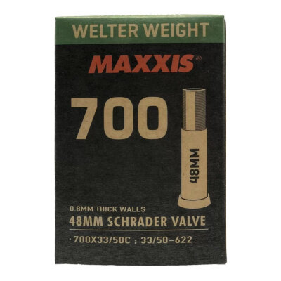 Камера Maxxis Welter Weight 700x33/50C 0.8 мм авто нип. 48 мм (EIB00137200)
