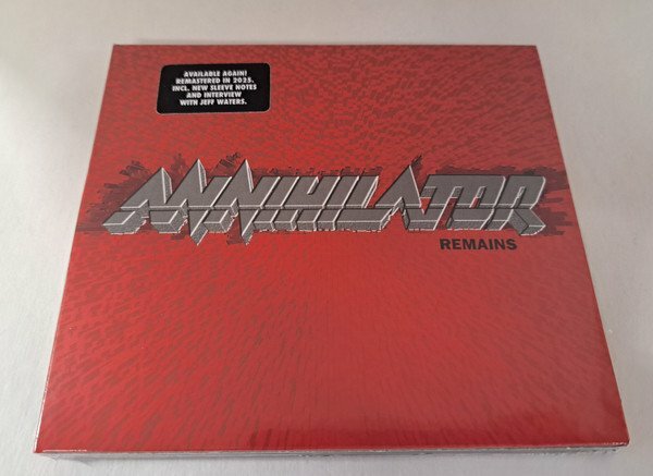 Музыка CD Annihilator - Remains (CD, Album, Remastered, 2025) — фото 1
