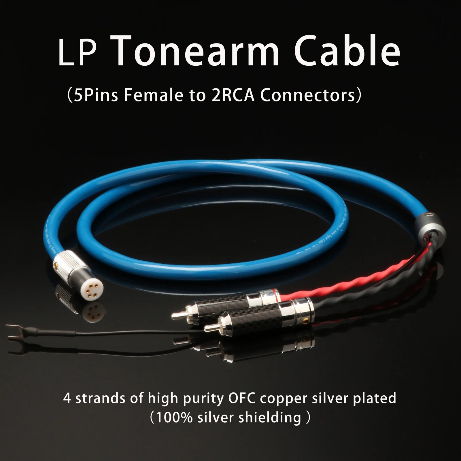 Кабель DIN 5Pin - 2RCA Preffair 5 Pin female X404 0.5M