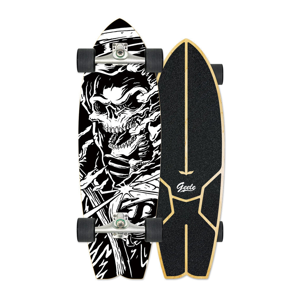 Geele Carver Yow Land Surfboard Skateboard CX4 — доска для начинающих, тренировочная доска для серфинга, 31 дюйм, без педалей
