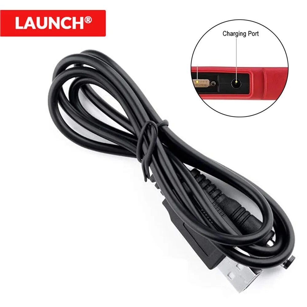 Оригинальный USB-кабель для зарядки LAUNCH, замена для X-431 CRP123i/CRP123e/CRP123x/CRP129i/CRP129e/CRP129x OBD2 сканера 5 В постоянного тока