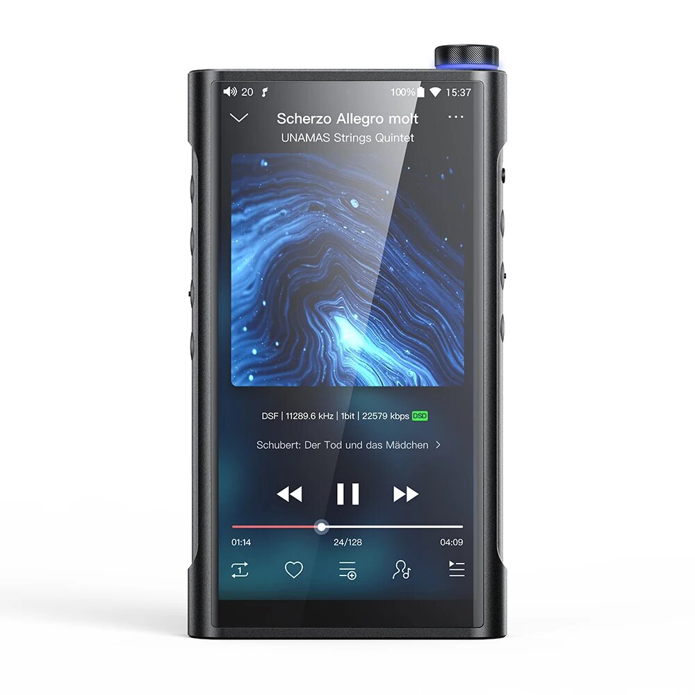 FiiO M15S Android 10, переносной музыкальный плеер высокого разрешения без потерь, MP3 MQA ES9038PRO, ЦАП, чип Snapdragon 660, Bluetooth 5,0, LDAC