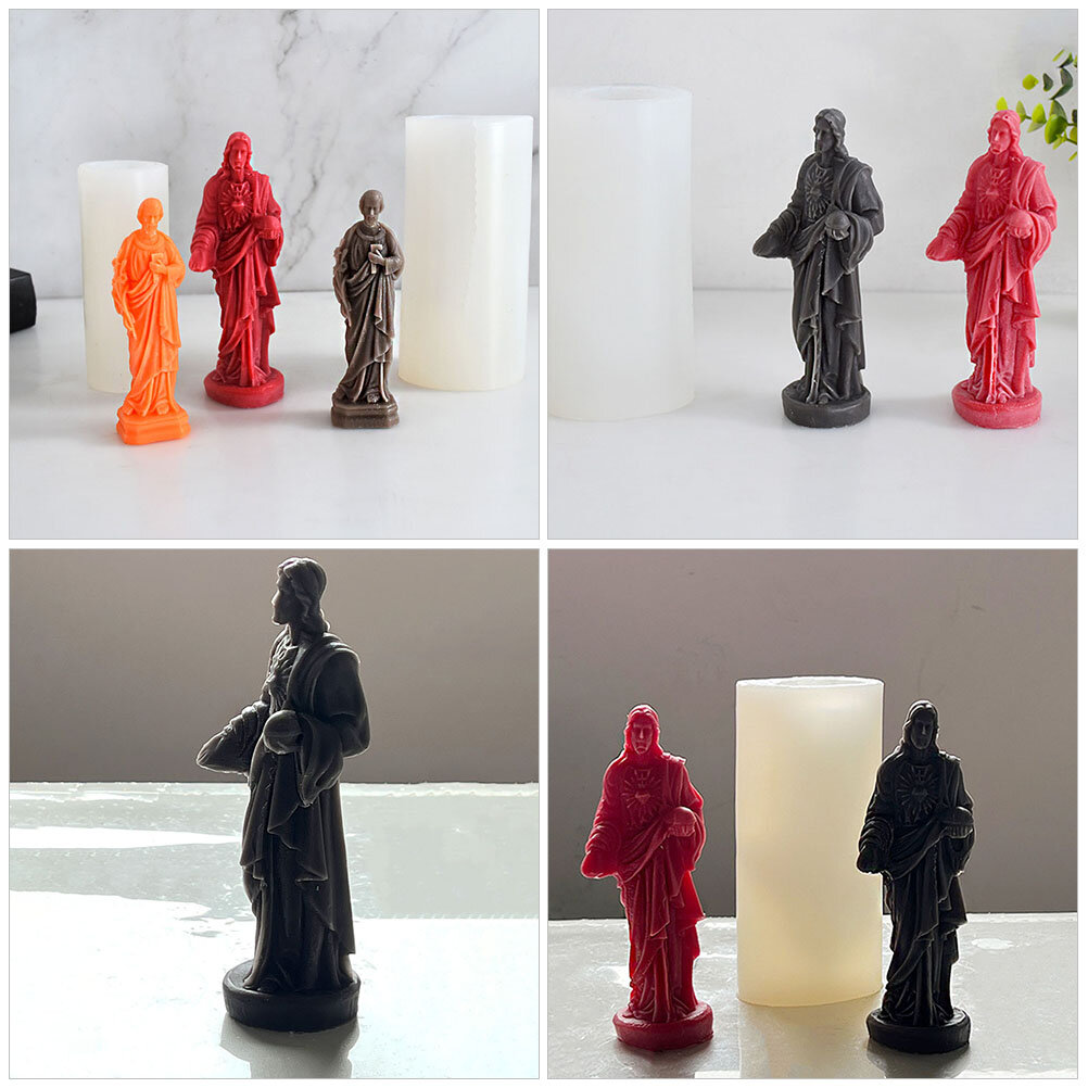 Форма Для Свечей Ручной Работы Фигурка Иисуса Размер 16 5x8 Cm