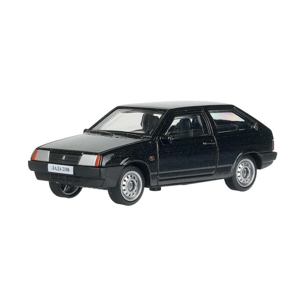 Технопарк инерционная металлическая модель черная, Лада 2108 Спутник