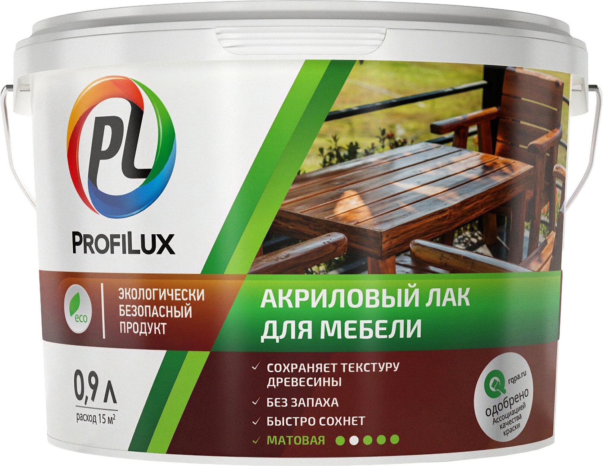 Лак мебельный Profilux венге матовый 0,9 л