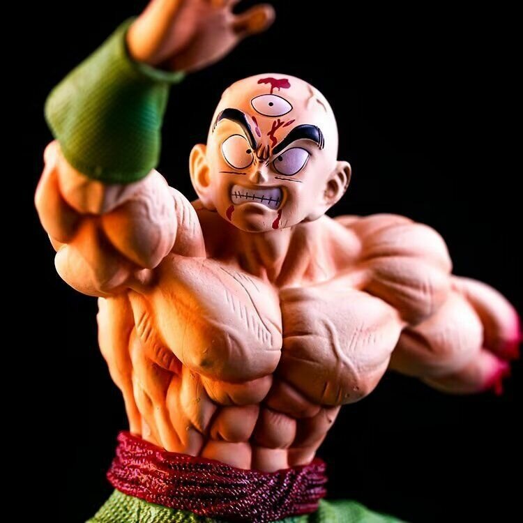 Фигурка Dragon Ball Теншинхан, коллекционная модель PVC, повреждённая версия с оторванной рукой, в упаковке