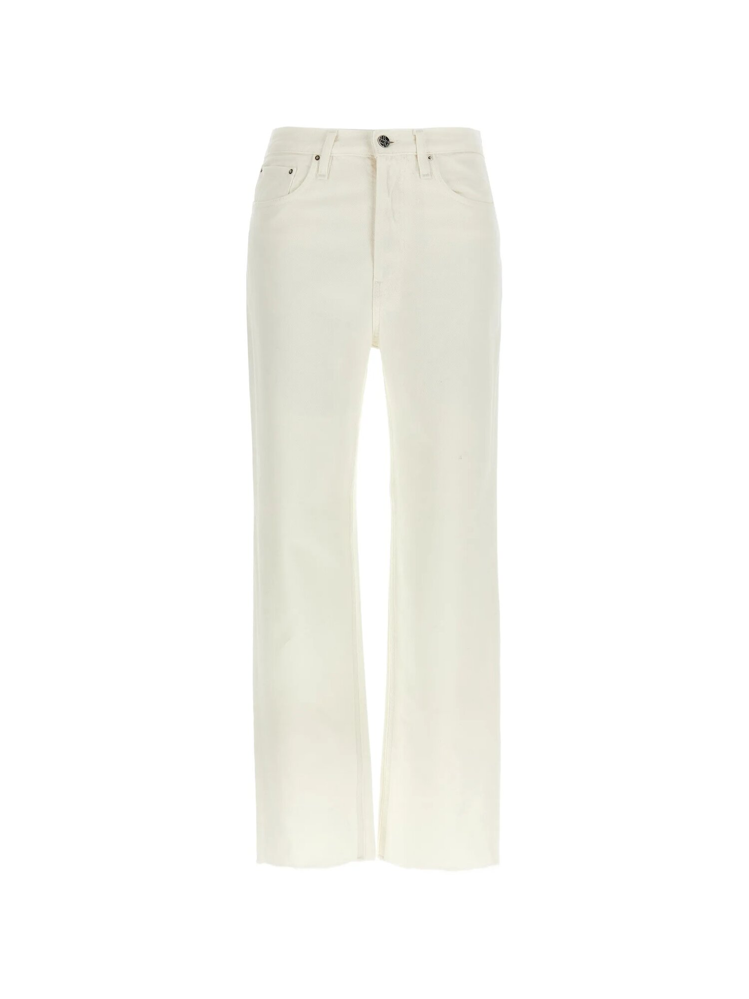 Джинсы Raw-cut straight-leg jeans 