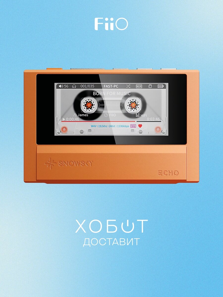 Аудиоплеер FIIO Snowsky Echo оранжевый (F4402E)