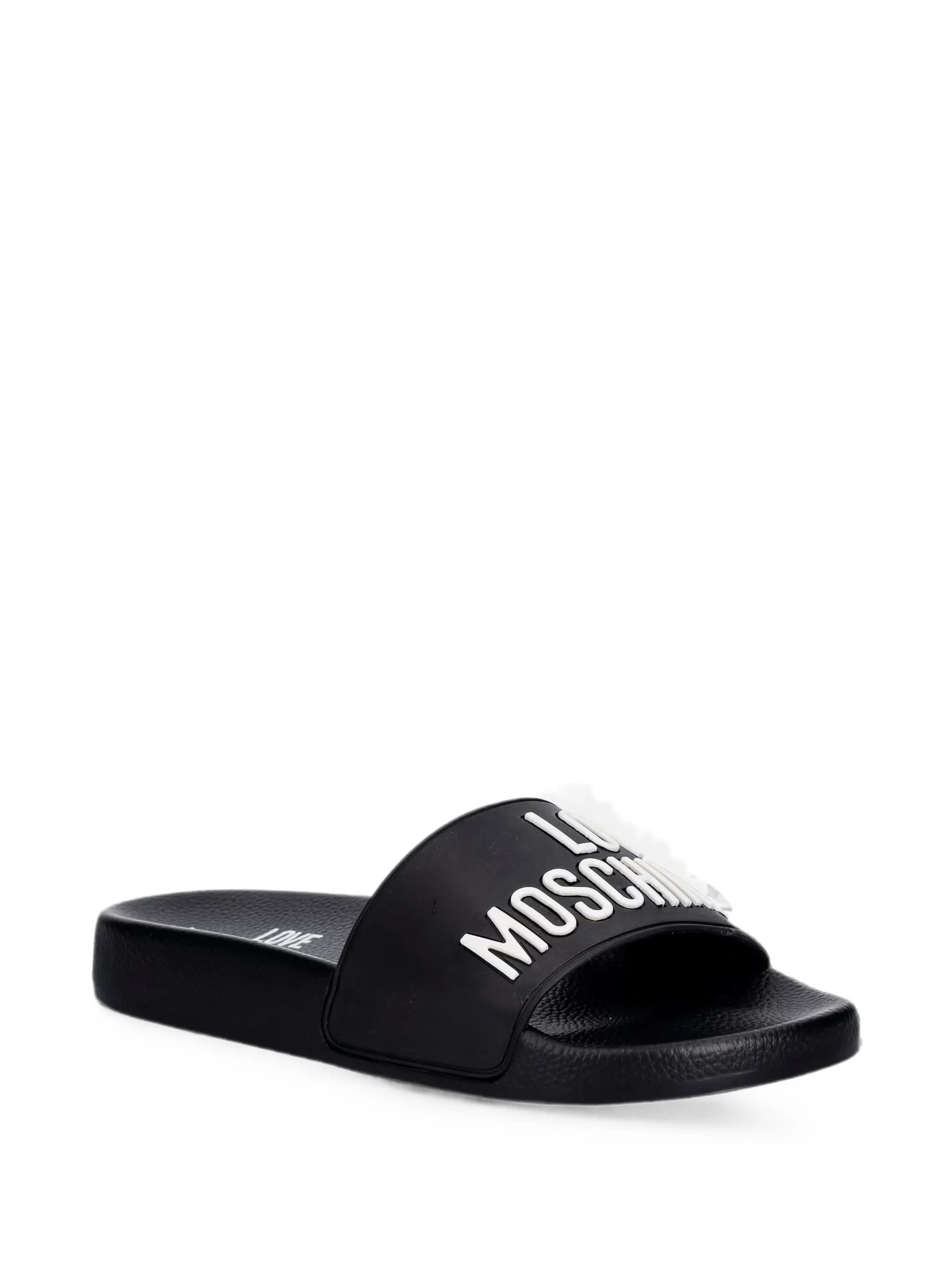 Шлёпанцы LOVE MOSCHINO Logo-lettering slides, размер 39 — фото 1