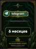Подписка Телеграм (Telegram Premium) 6 мес. для мессенджера телеграм