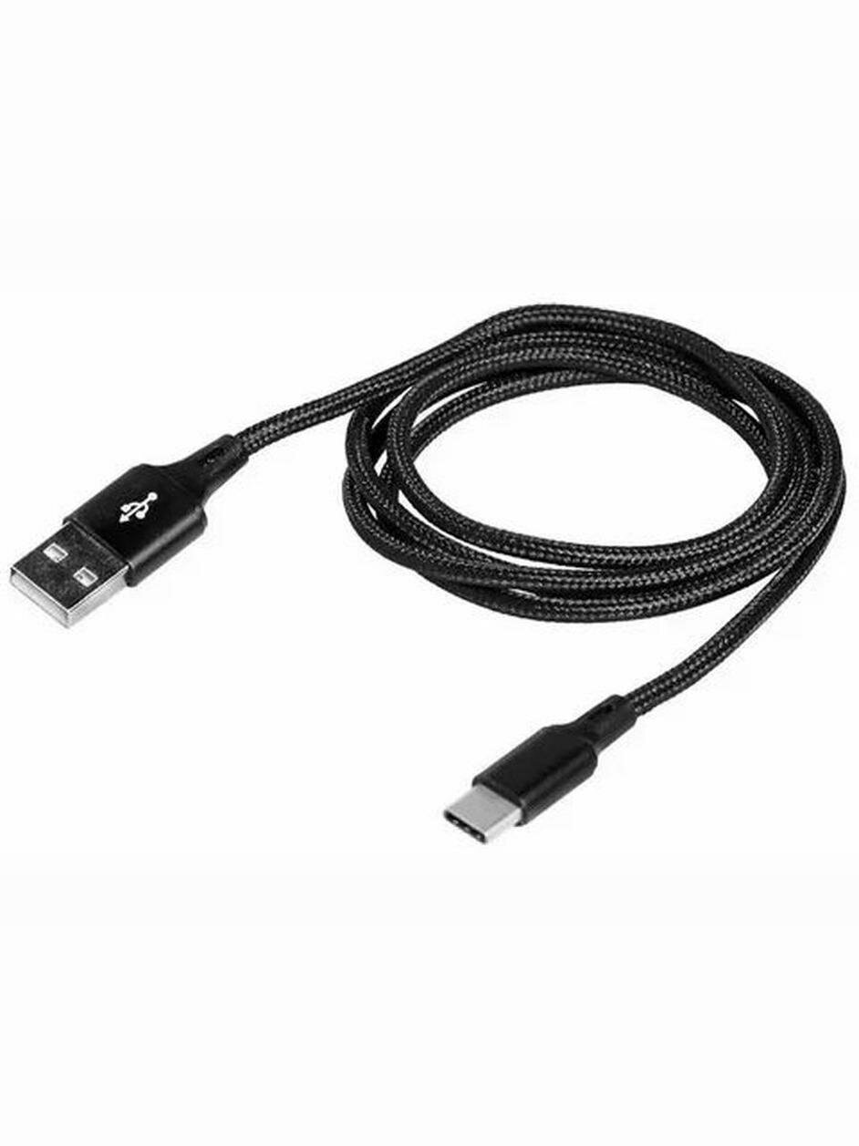 Зарядник для сотового телефона airline кабель usb Туре-С (samsung) нейлоновая оплетка