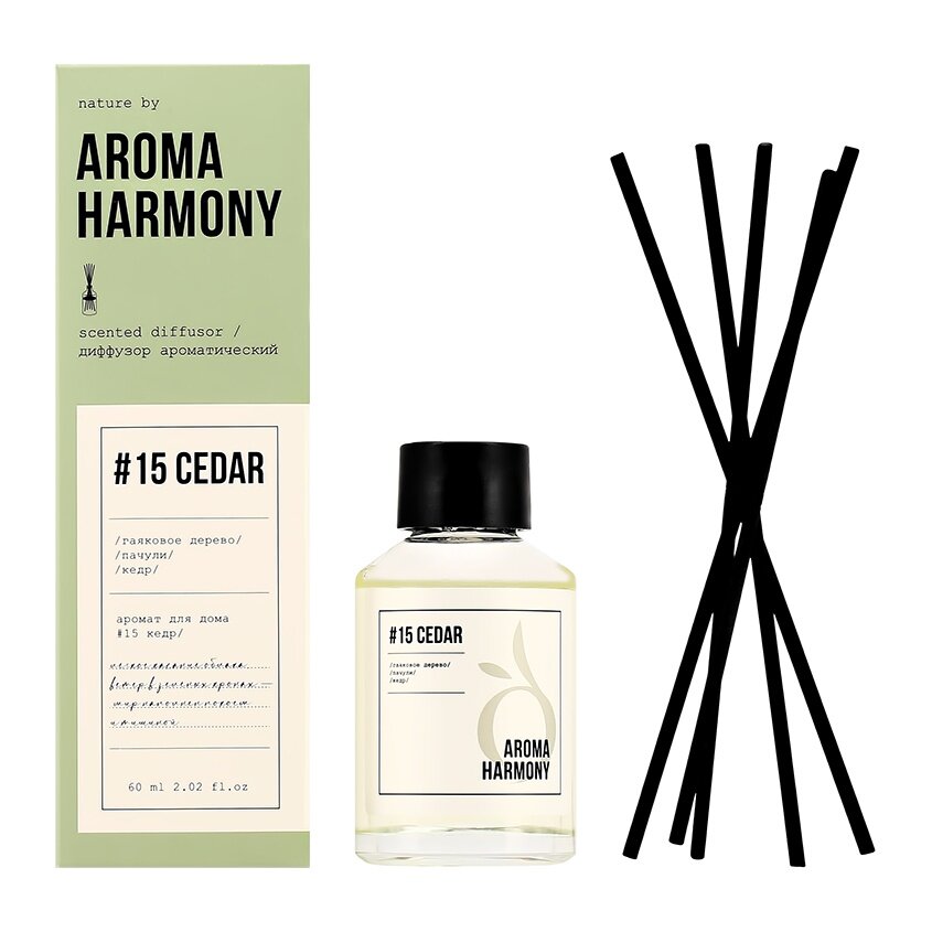 Аромадиффузор Aroma Harmony "Cedar", №15, 60 мл