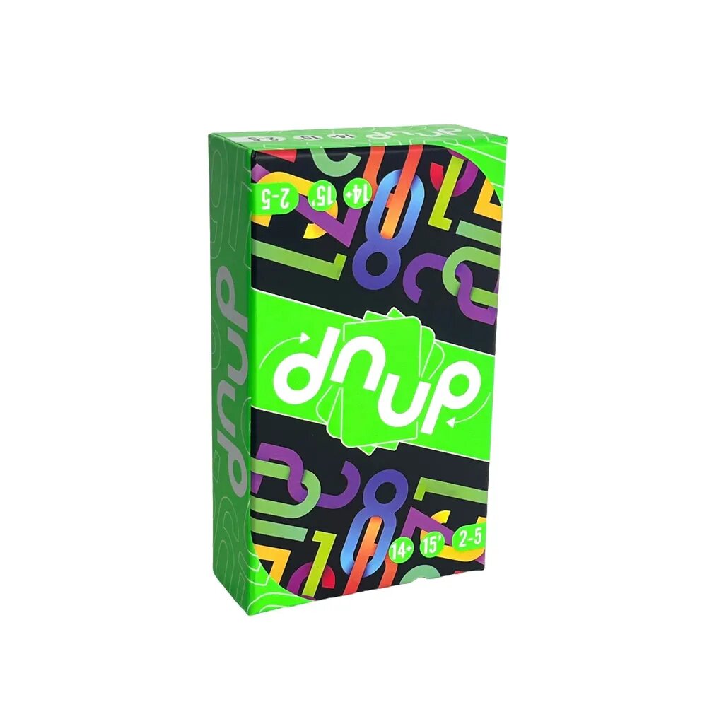 Настольная игра "dnup" Идеальный Подарок, Стратегическое Мысление, Веселая Вечеринка, Домашний Уют.