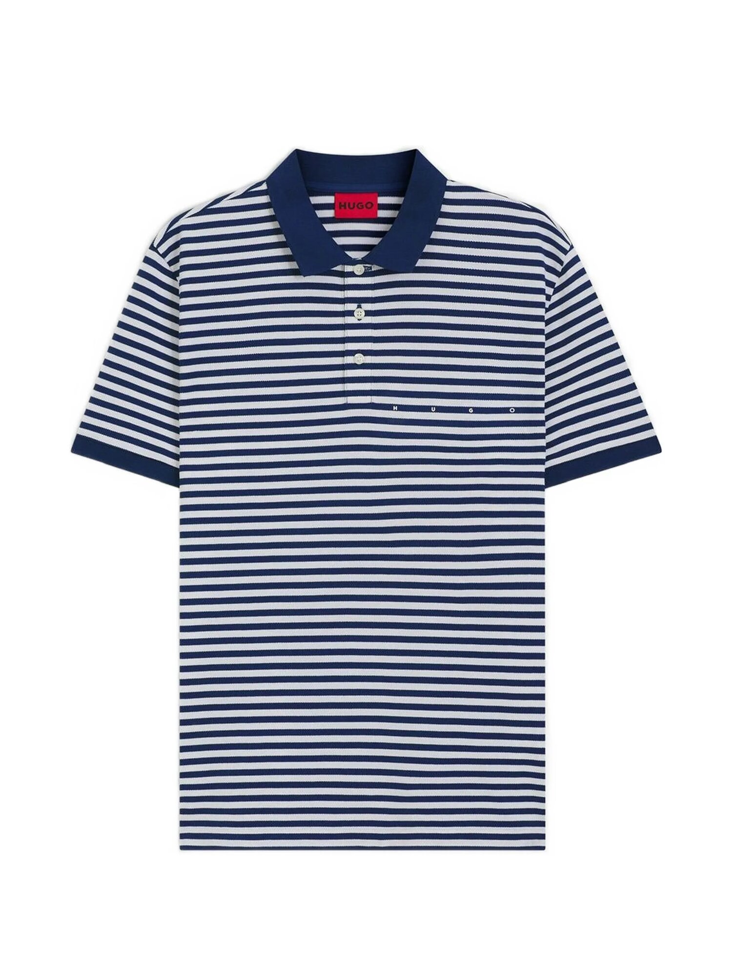 Рубашка Cotton-piqué polo shirt with horizontal stripe