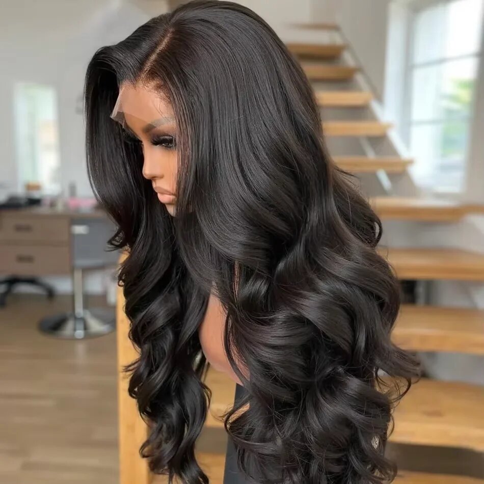 Перуанский парик, волна, 28" 300 Density, 13x4 HD Lace Wig