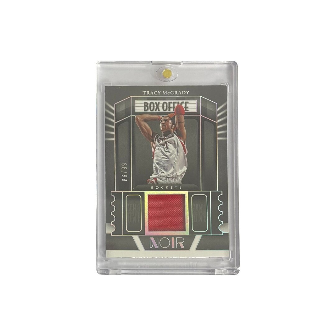 PANINI 2022-23 Баскетбол NBA Noir Трейси МакГрейди 86/99 Игровая майка Ракета Спортивная карта