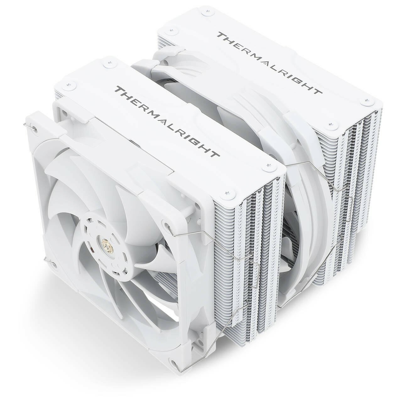 Thermalright Вентиляторы Кулер Frost Commander 140 White LGA115X 1200 1700 2011 -3 2066 AM4 AM5 Dual Tower, 120mm + 140mm PWM Fan, медное основание,